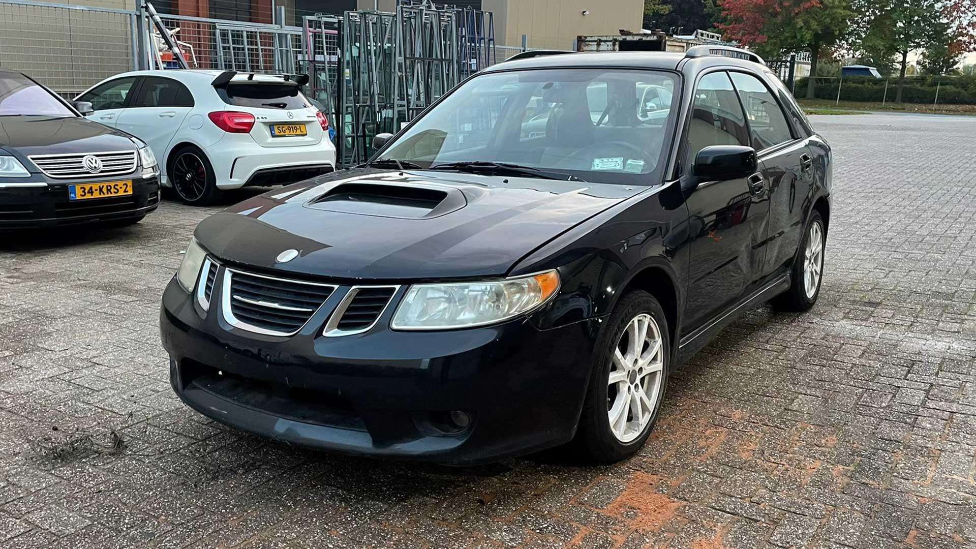 Deze Saab 9-2X (of Saabaru) is eigenlijk een Subaru Impreza