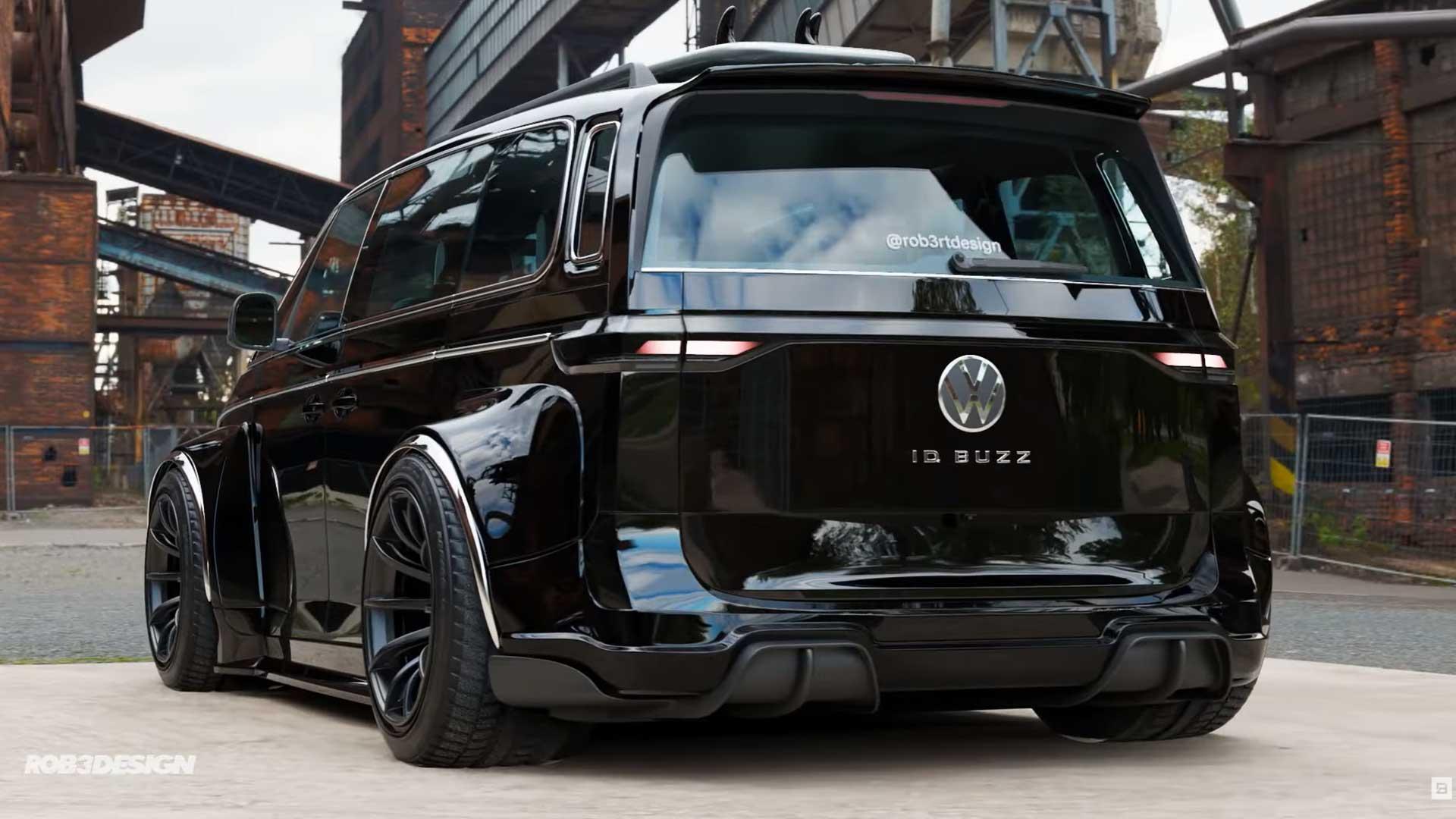 Volkswagen ID. Buzz is perfect voor een extreem dikke widebody