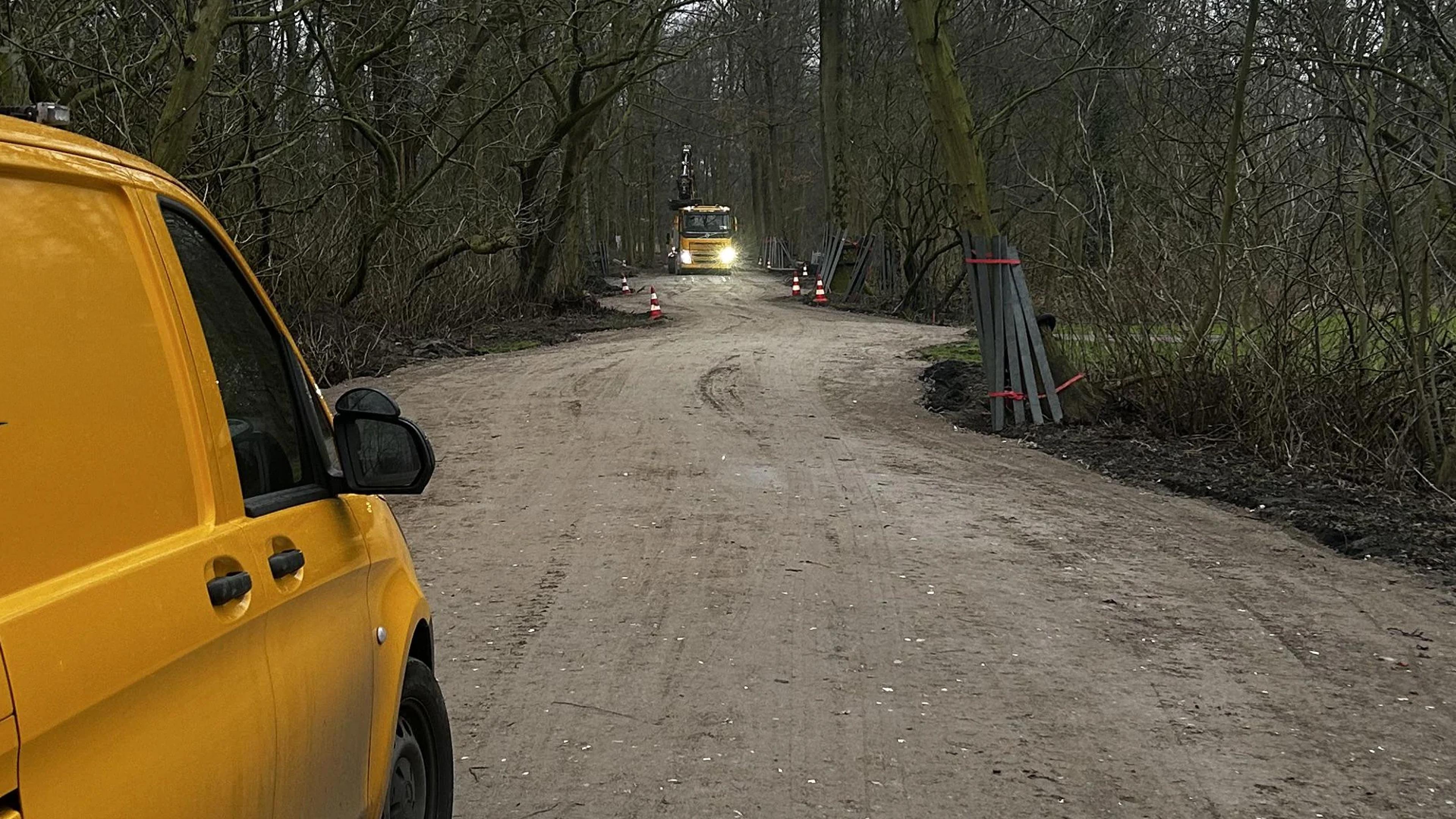 Waarom het fietspad bij Amsterdamse bos zo bochtig is