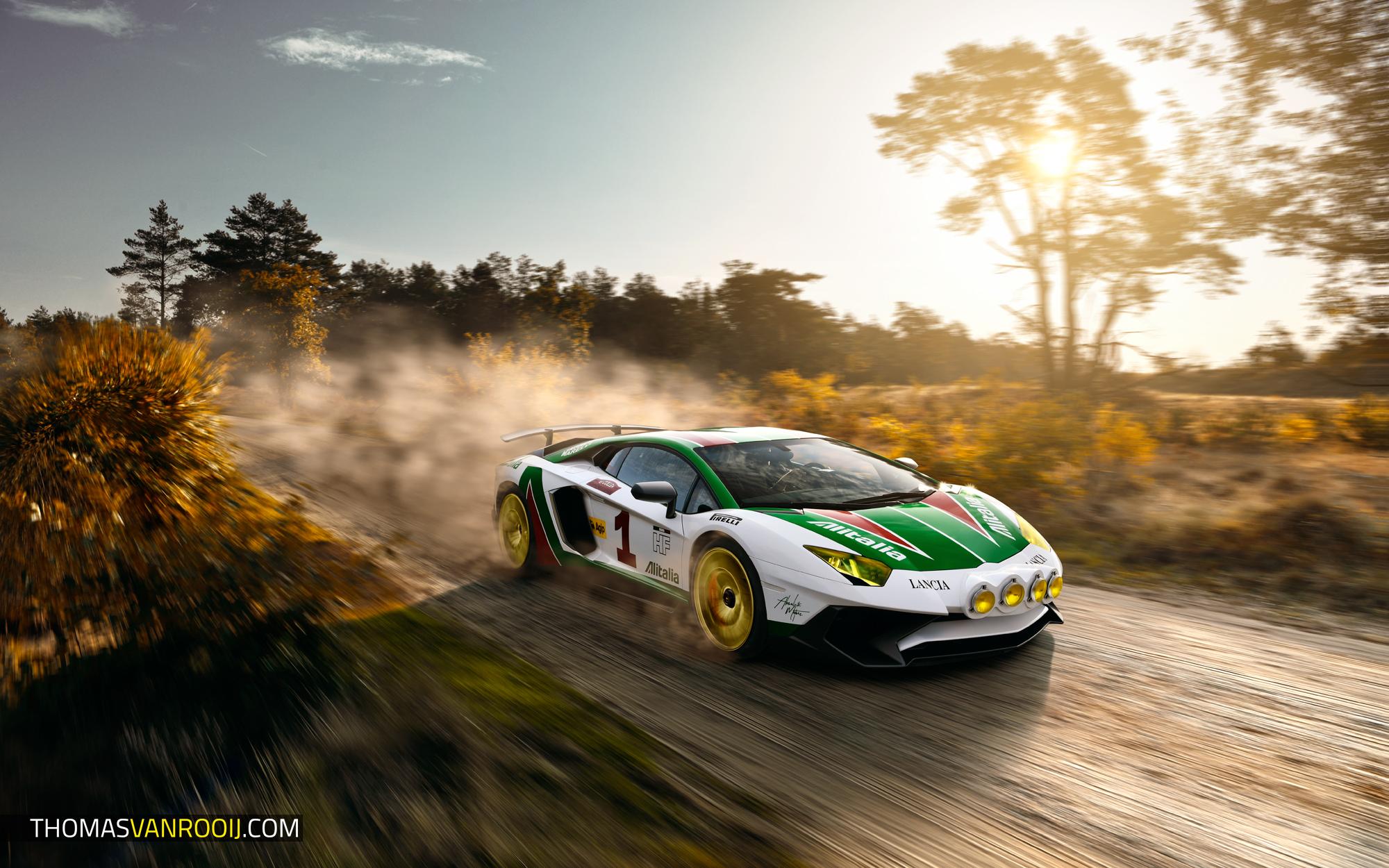 Nederlandse Lamborghini Aventador SV eert de Lancia Stratos - TopGear