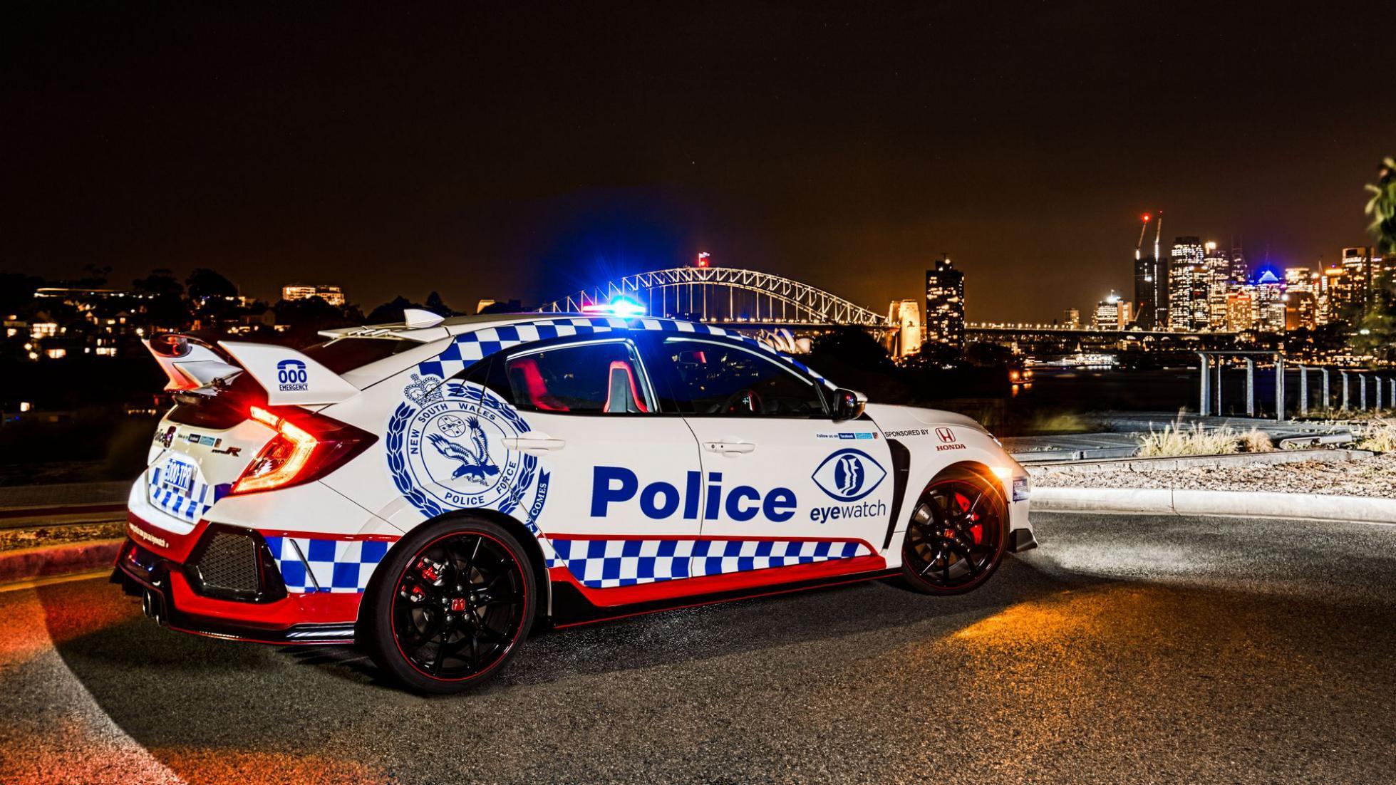 Honda Civic Type R-politieauto in Australië - TopGear Nederland
