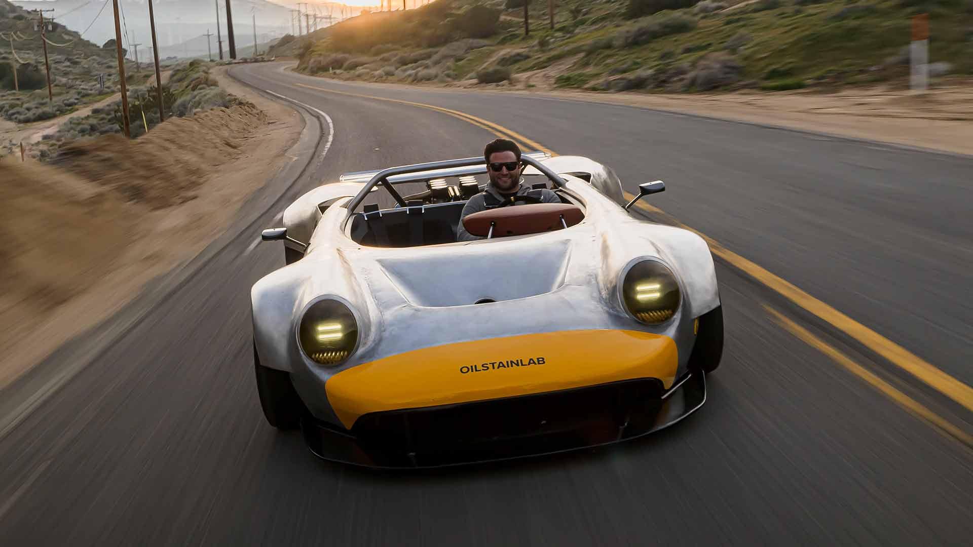 'Half 11' van Oil Stain Lab: Porsche met een LS V8-motor (660 pk ...