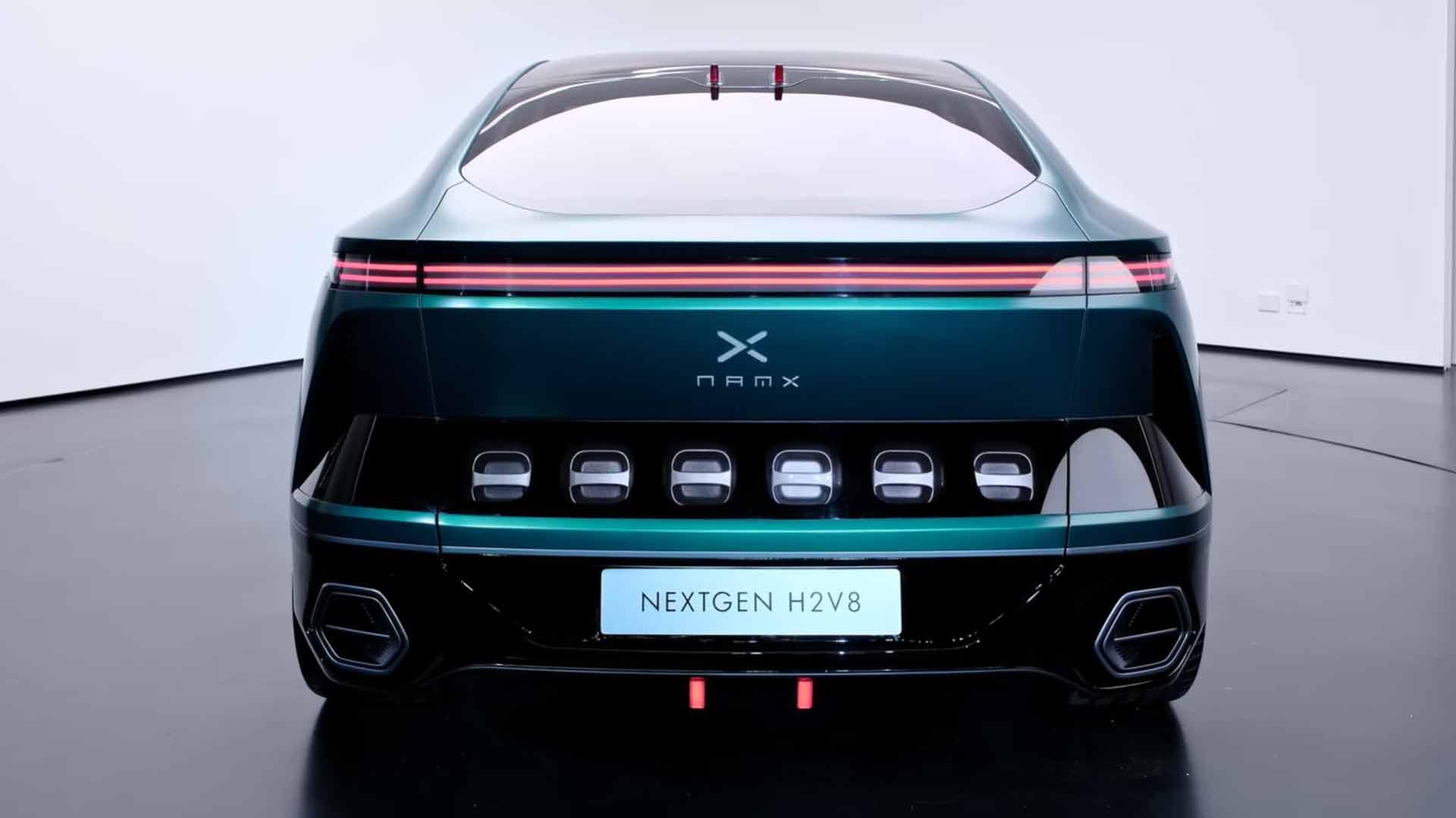 NamX HUV: waterstofauto met een V8 en een slim tanksysteem