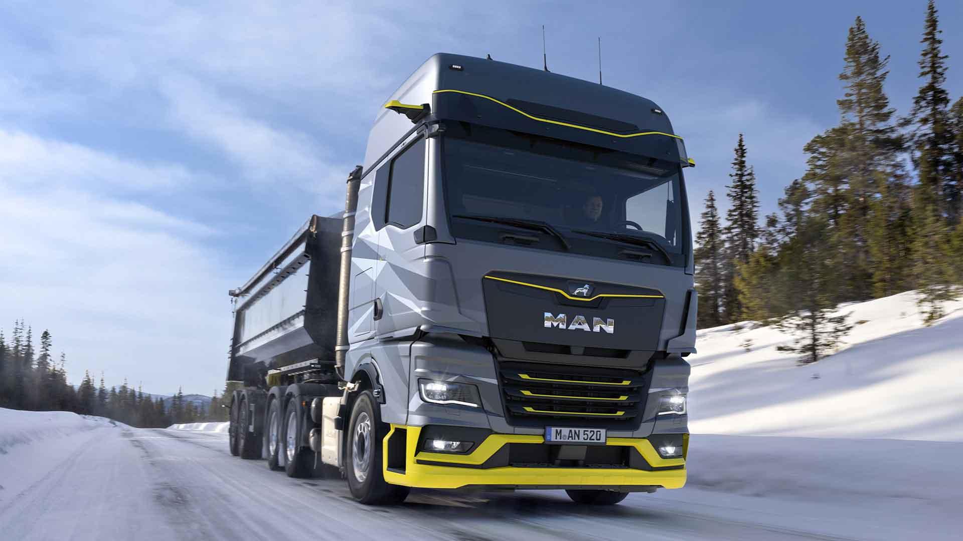 MAN hTGX: Vrachtwagen met verbrandingsmotor op waterstof - TopGear