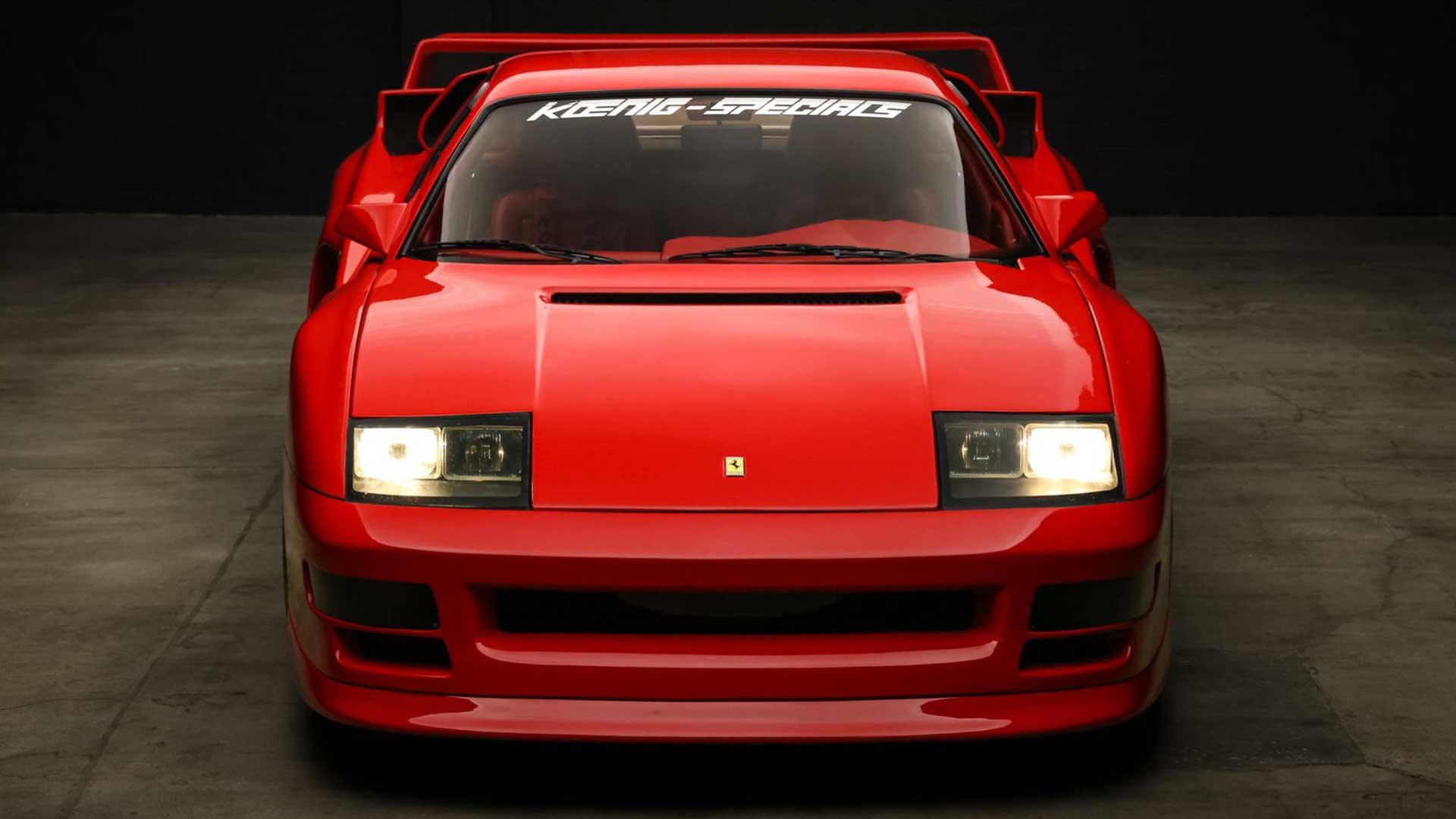 40 jaar oude Ferrari Testarossa van Koenig Specials heeft 1.000 pk ...