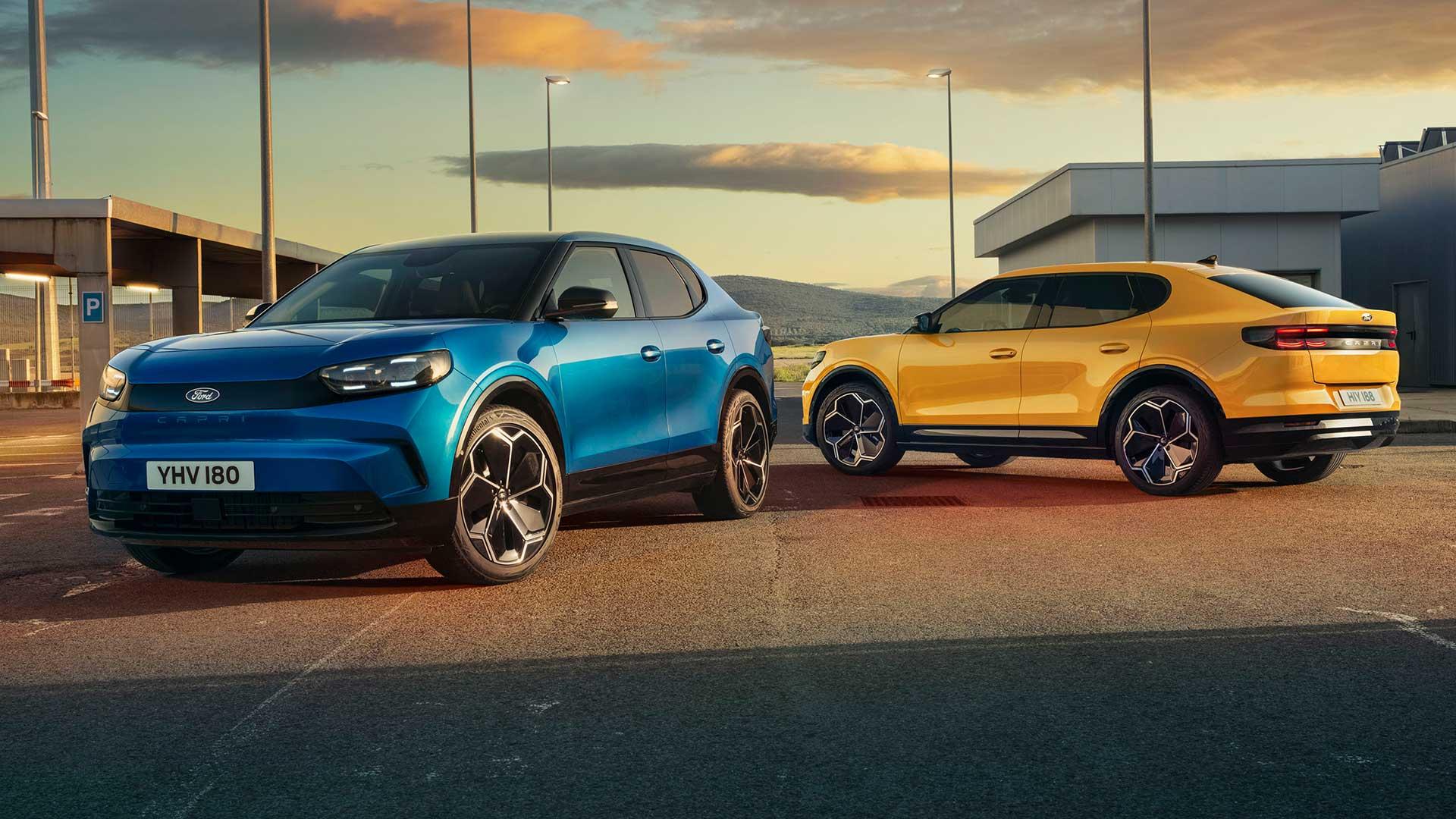 De nieuwe Ford Capri is eigenlijk een Volkswagen met een ander jasje ...
