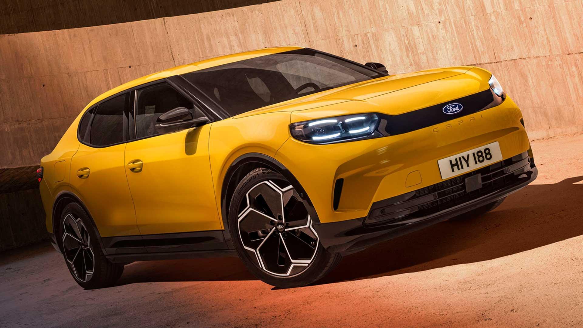 De nieuwe Ford Capri is eigenlijk een Volkswagen met een ander jasje ...