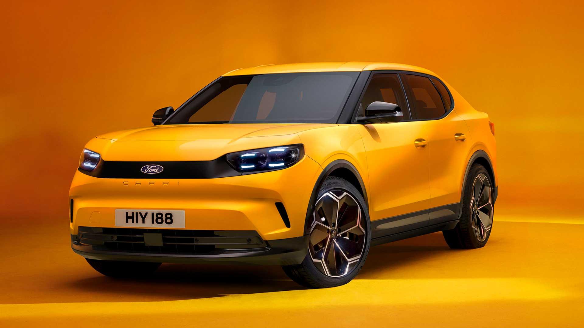 De nieuwe Ford Capri is eigenlijk een Volkswagen met een ander jasje ...