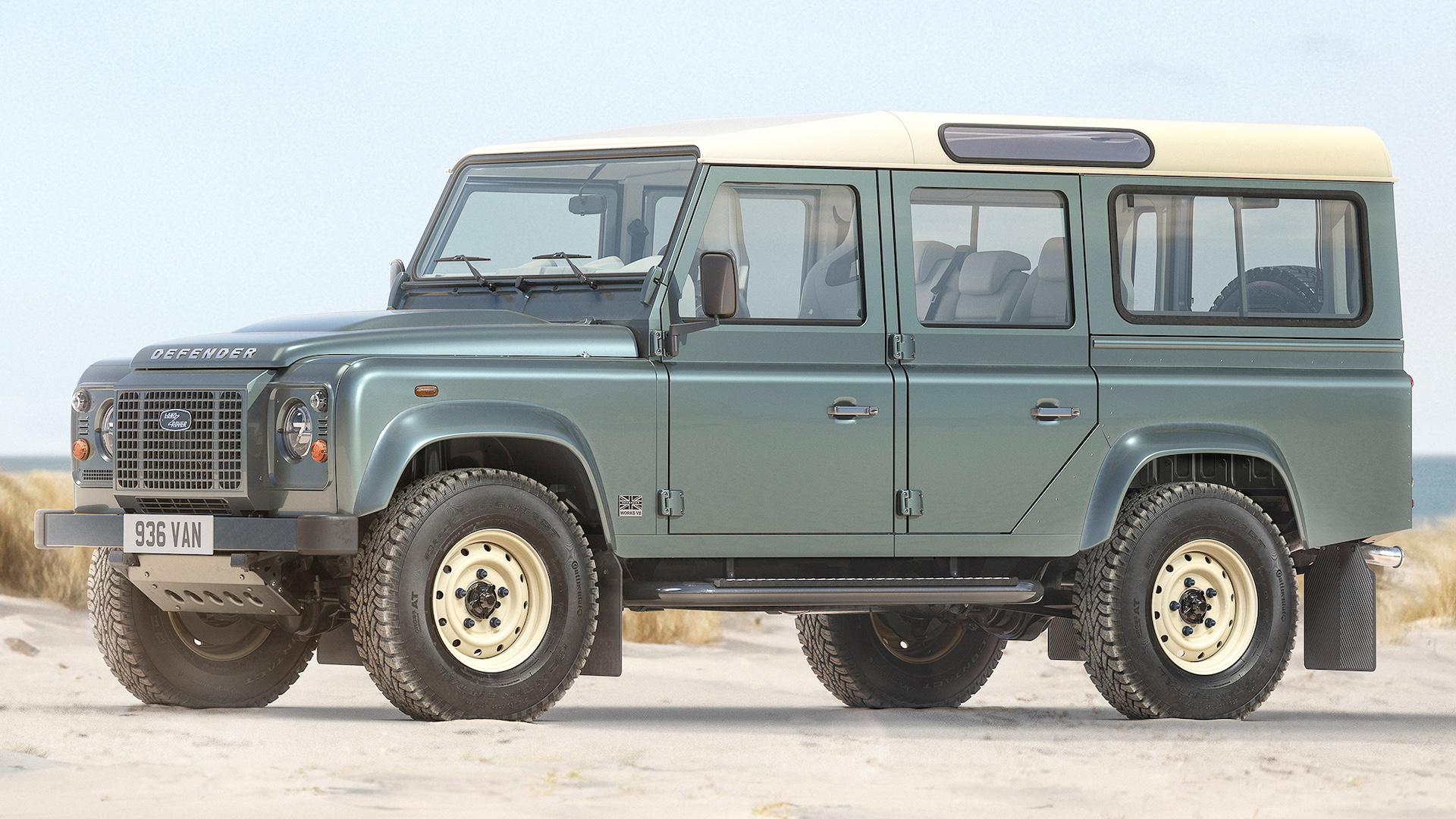 Land Rover Works Bespoke Defender V8 is een nieuwe oude