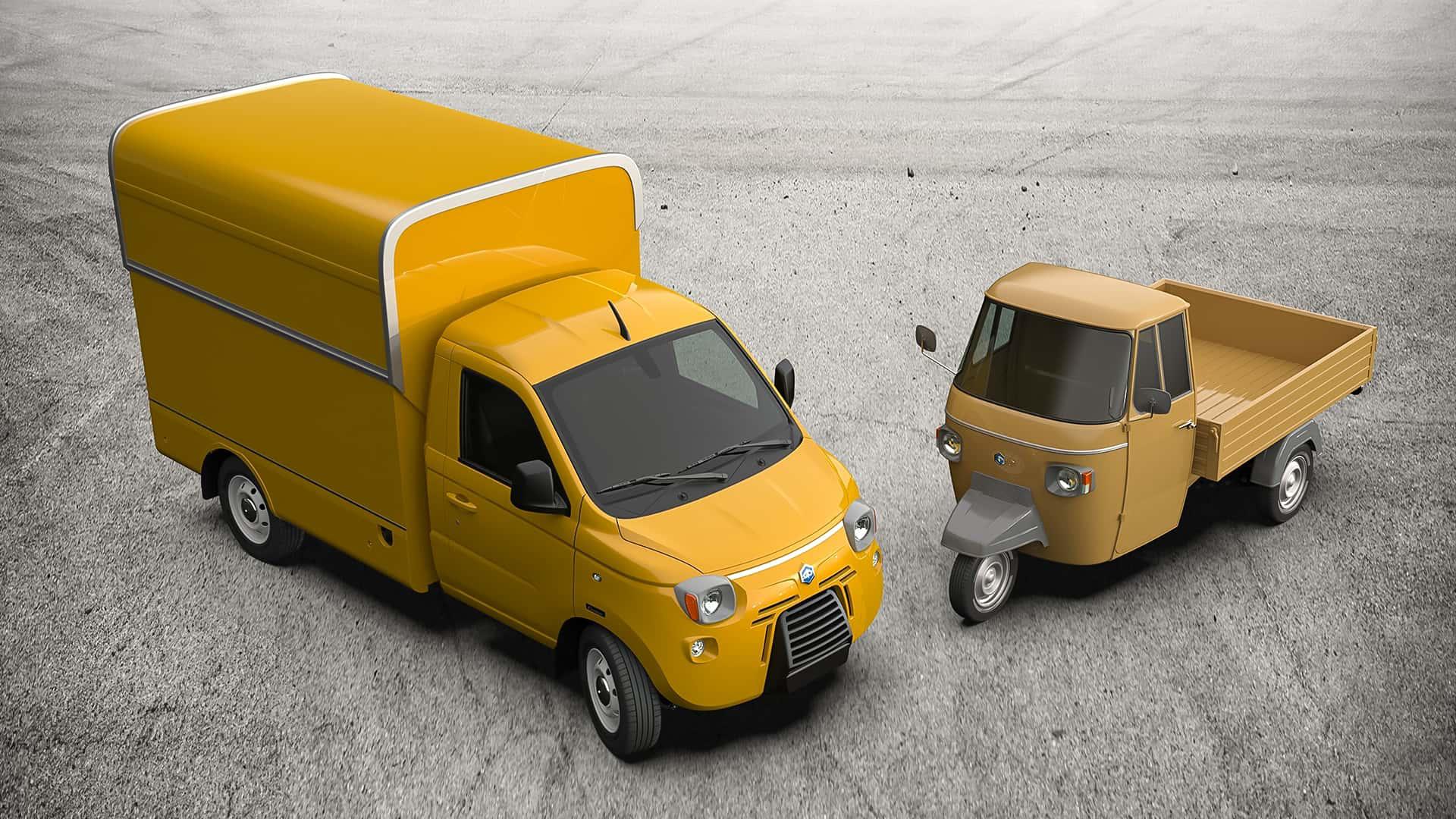 Caselani 4PE is moderne Piaggio Ape - TopGear