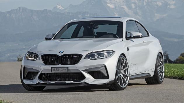 Dit is een BMW M2 Competition met een Hellcat-V8 (en 717+ pk)