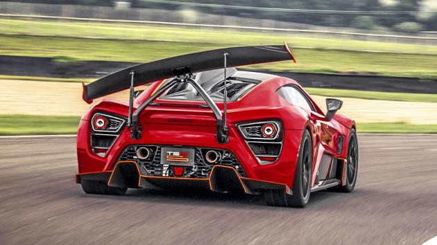Zenvo TSR-S: actieve spoiler in actie op TT Circuit Assen