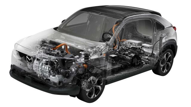 Hier is ie dan eindelijk: de Mazda MX-30 R-EV met wankelmotor