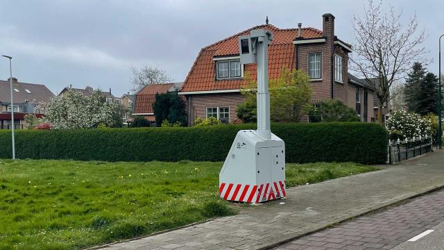 Flexflitspaal ook in 2024 zeer succesvol, voor in Rotterdam