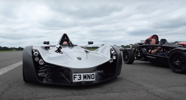 Ariel Atom 3.5 vs Ariel Nomad vs BAC Mono vs Caterham 620S - TopGear