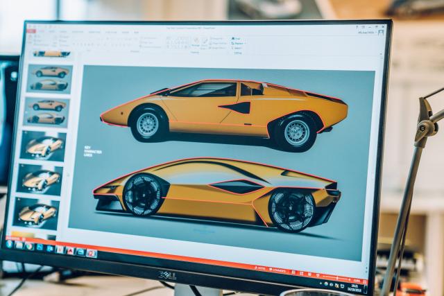 Lamborghini Countach-remake is het bewijs dat retro geslaagd kan zijn