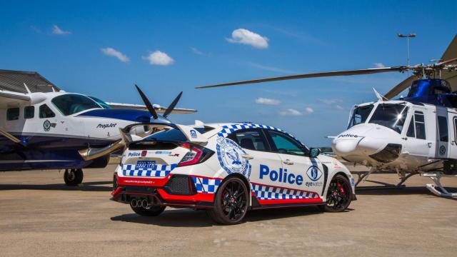 Honda Civic Type R-politieauto in Australië - TopGear Nederland