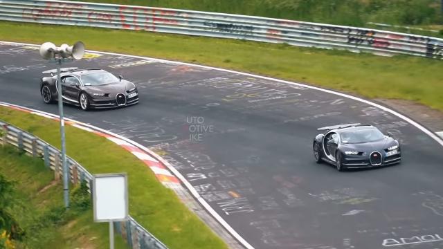 Twee Bugatti Chirons op de Nürburgring gespot - TopGear Nederland