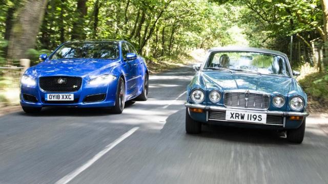 Jaguar XJR (2018) vs Jaguar XJ C (1978) - TopGear