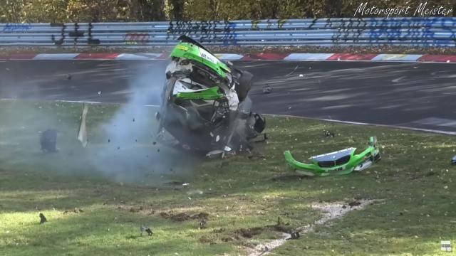 BMW 2-serie crasht hard op de Nürburgring - TopGear Nederland