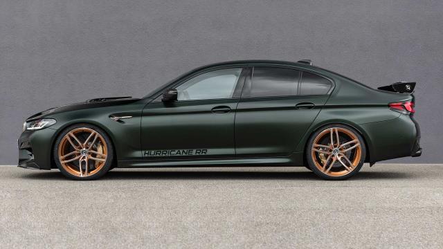 De overdreven G5M CS Hurricane RR is een BMW M5 CS met 900 pk