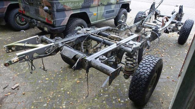 Mercedes G-klasse met extreem goede camouflage te koop