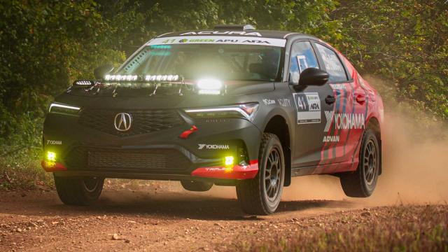 Honda-medewerks bouwen op eigen initatief Acura Integra rallyauto - TopGear