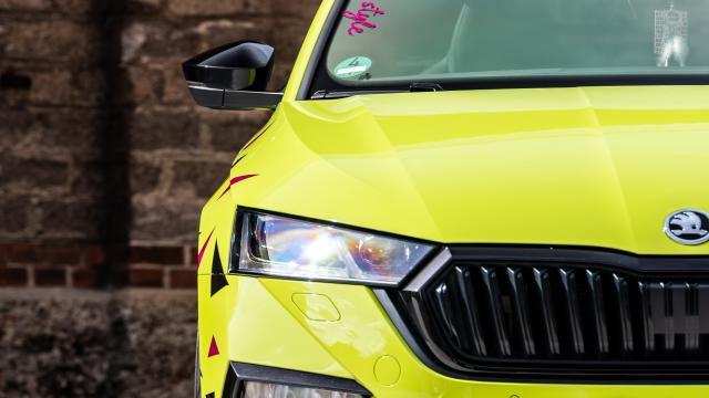 JMS maakt van de Skoda Octavia RS een opvallende station