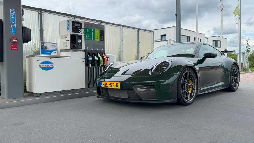 Een grotere tank(inhoud) is een handige optie bij Porsche