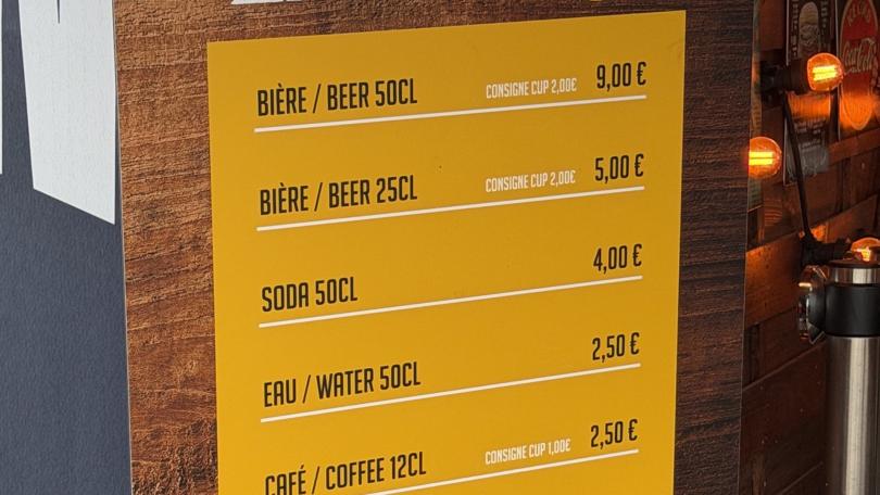 Dit zijn de prijzen voor eten en drinken op Le Mans
