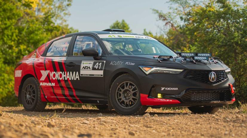 Honda-medewerks bouwen op eigen initatief Acura Integra rallyauto - TopGear
