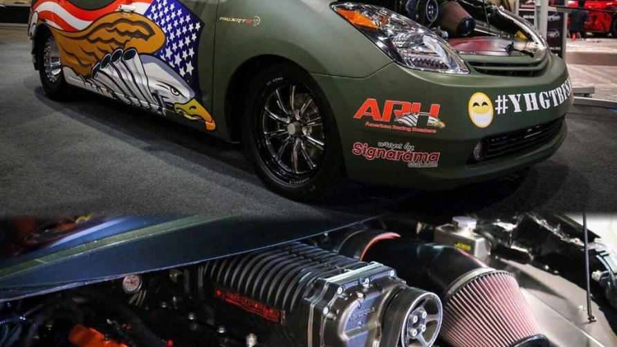 Toyota Prius met Hellcat-V8 en 1.000 pk - TopGear Nederland