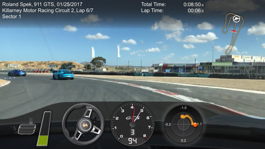 Porsche Track Precision App op de Porsche 911 GTS - TopGear