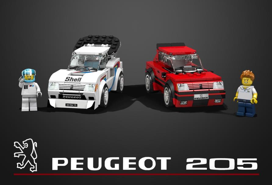Lego Peugeot 205 GTI moet ook werkelijkheid worden - TopGear
