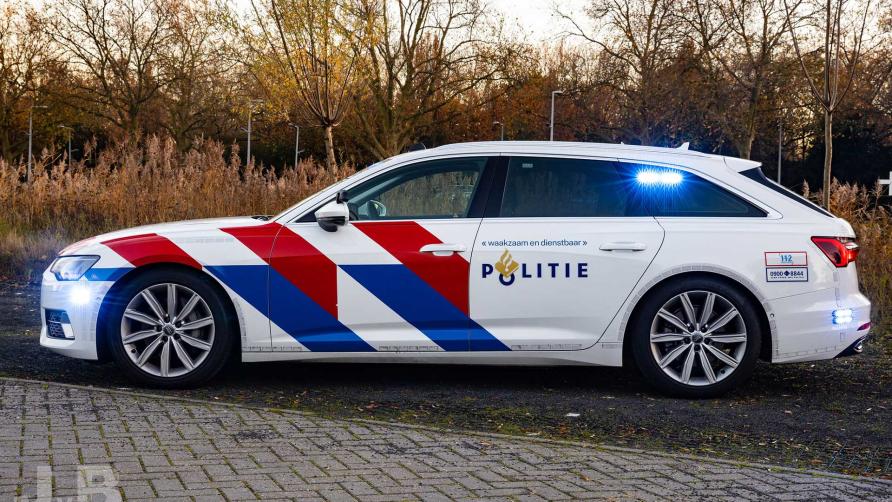 De nieuwe Audi A6 van de politie heeft geen zwaailicht op het dak