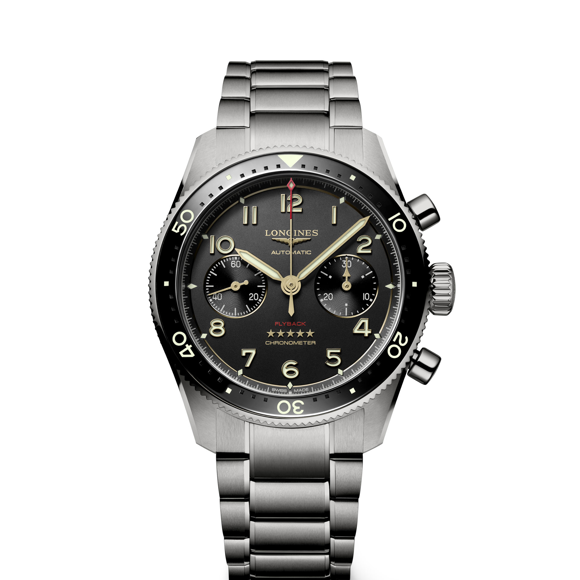 Longines Spirit Flyback Titanium ref. L3.821.1.53.x - Your Watch Hub