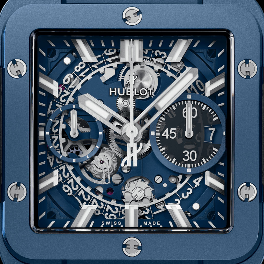 Hublot Square Bang Unico Blue Ceramic - Your Watch Hub