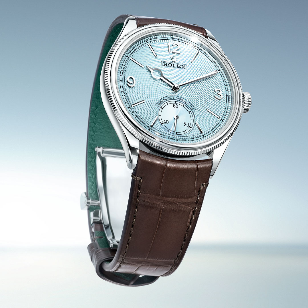 Rolex Perpetual 1908 Platinum Ice Blue ref. 52506 - Your Watch Hub
