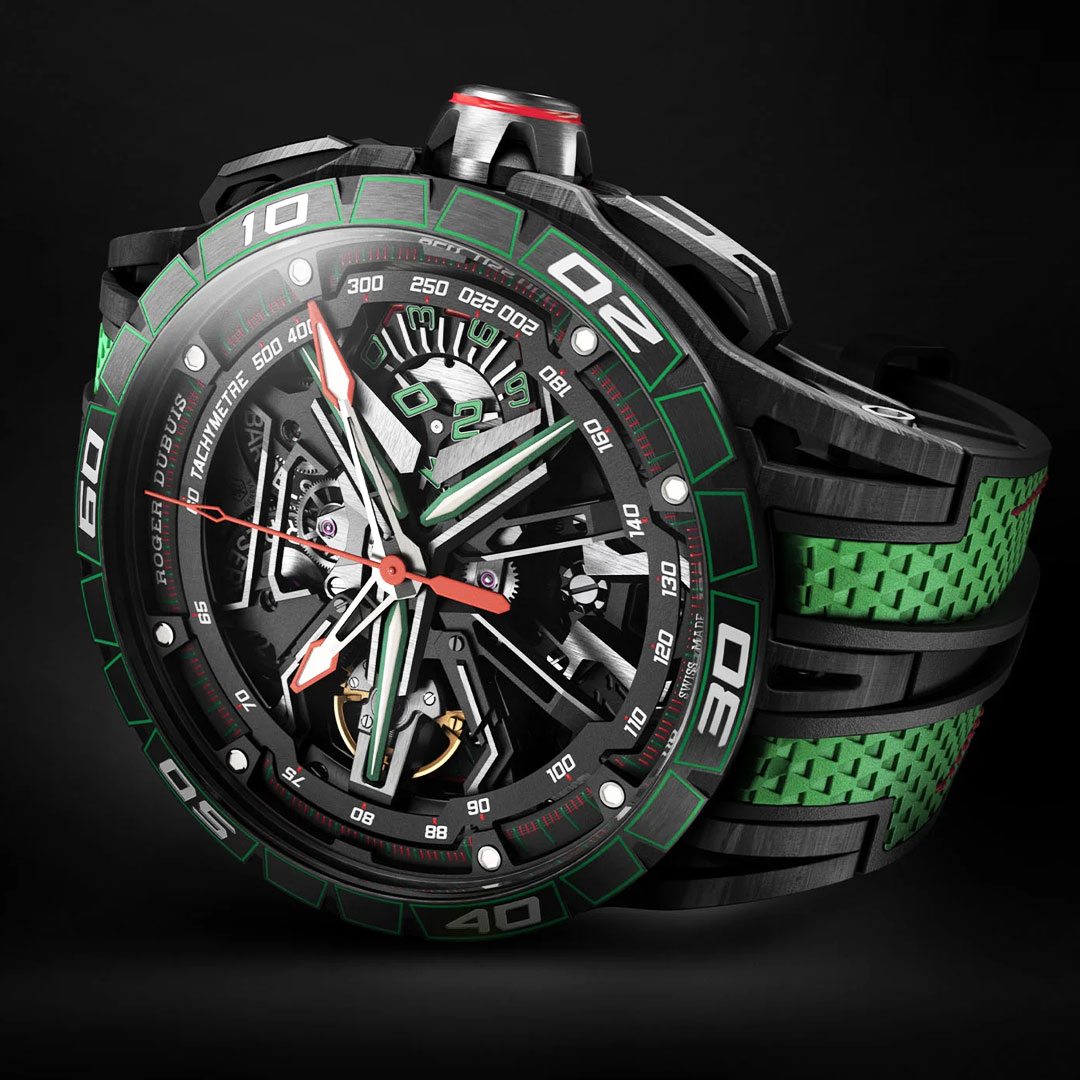 Roger Dubuis Excalibur Spider Flyback Chronograph Lamborghini Verde Mantis