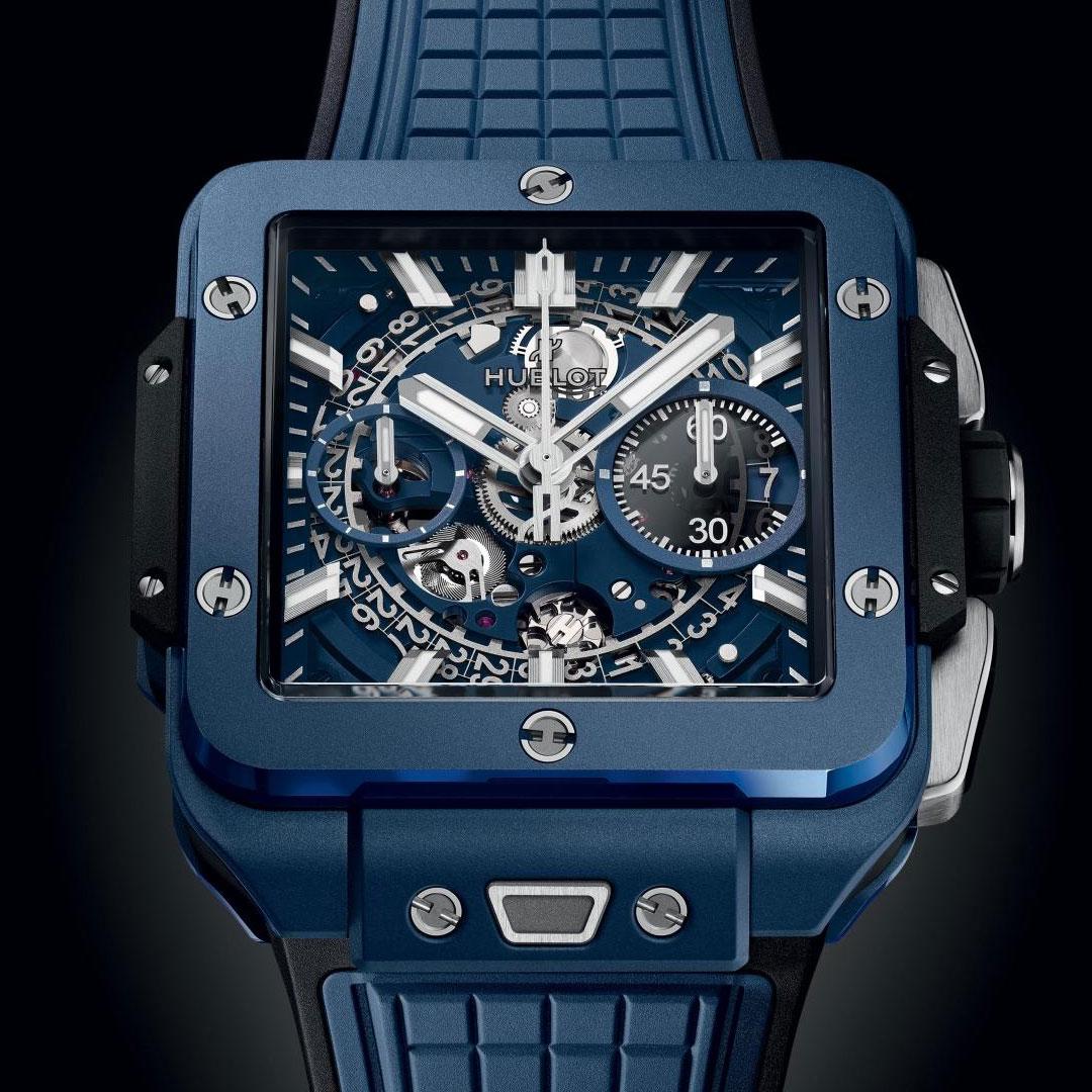 Hublot Square Bang Unico Blue Ceramic