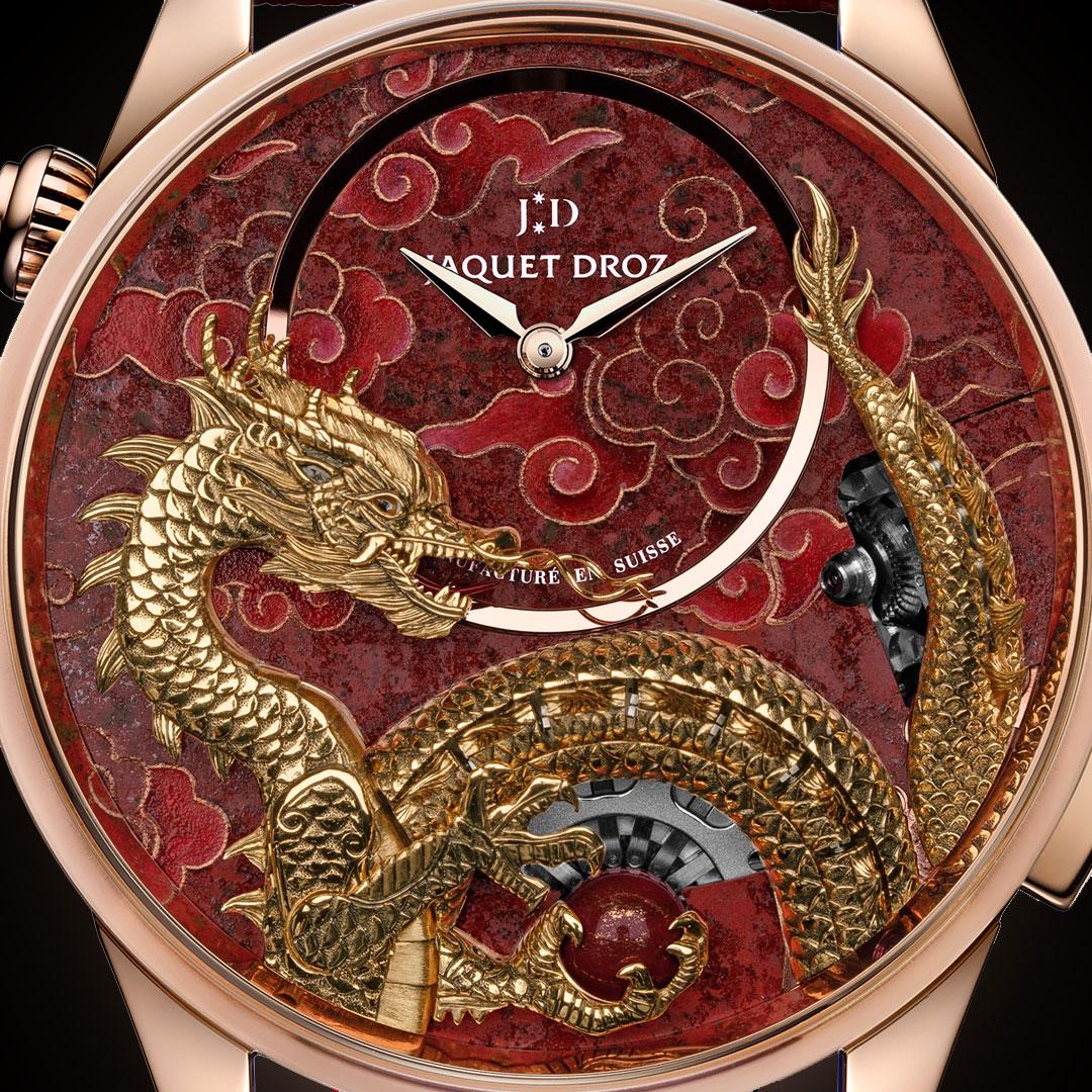 Jaquet Droz Imperial Dragon Automaton Red Gold - Cuprite