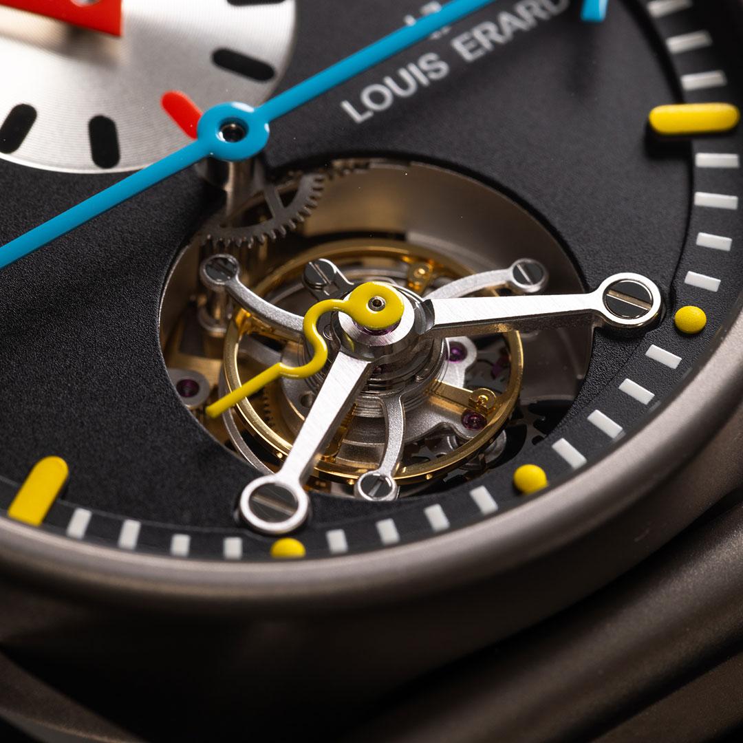 Louis Erard Le Régulateur Tourbillon x Alain Silberstein Black