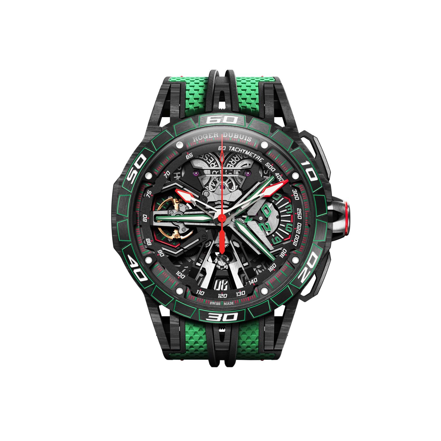 Roger Dubuis Excalibur Spider Flyback Chronograph Lamborghini Verde Mantis