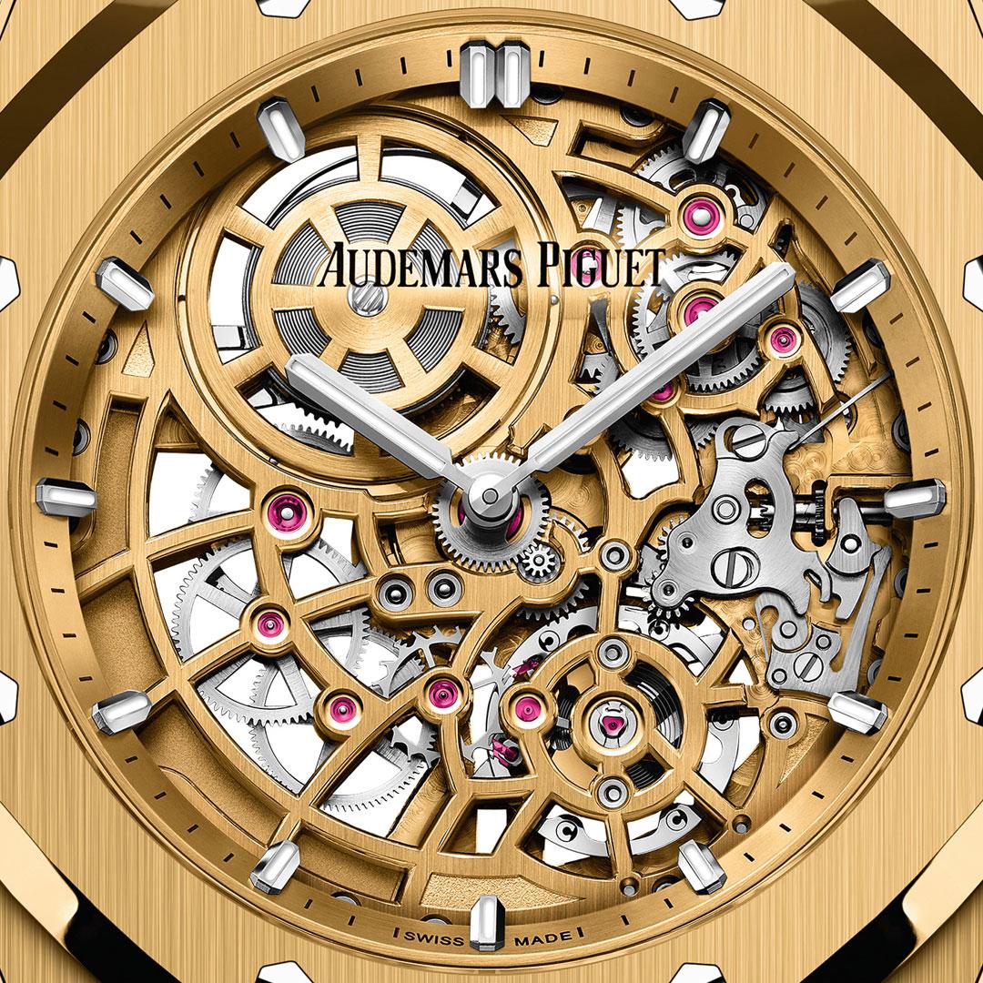 Audemars Piguet Royal Oak Jumbo Extra-Thin Openworked Yellow