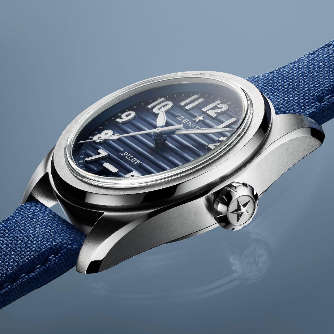 Zenith Pilot Automatic Blue