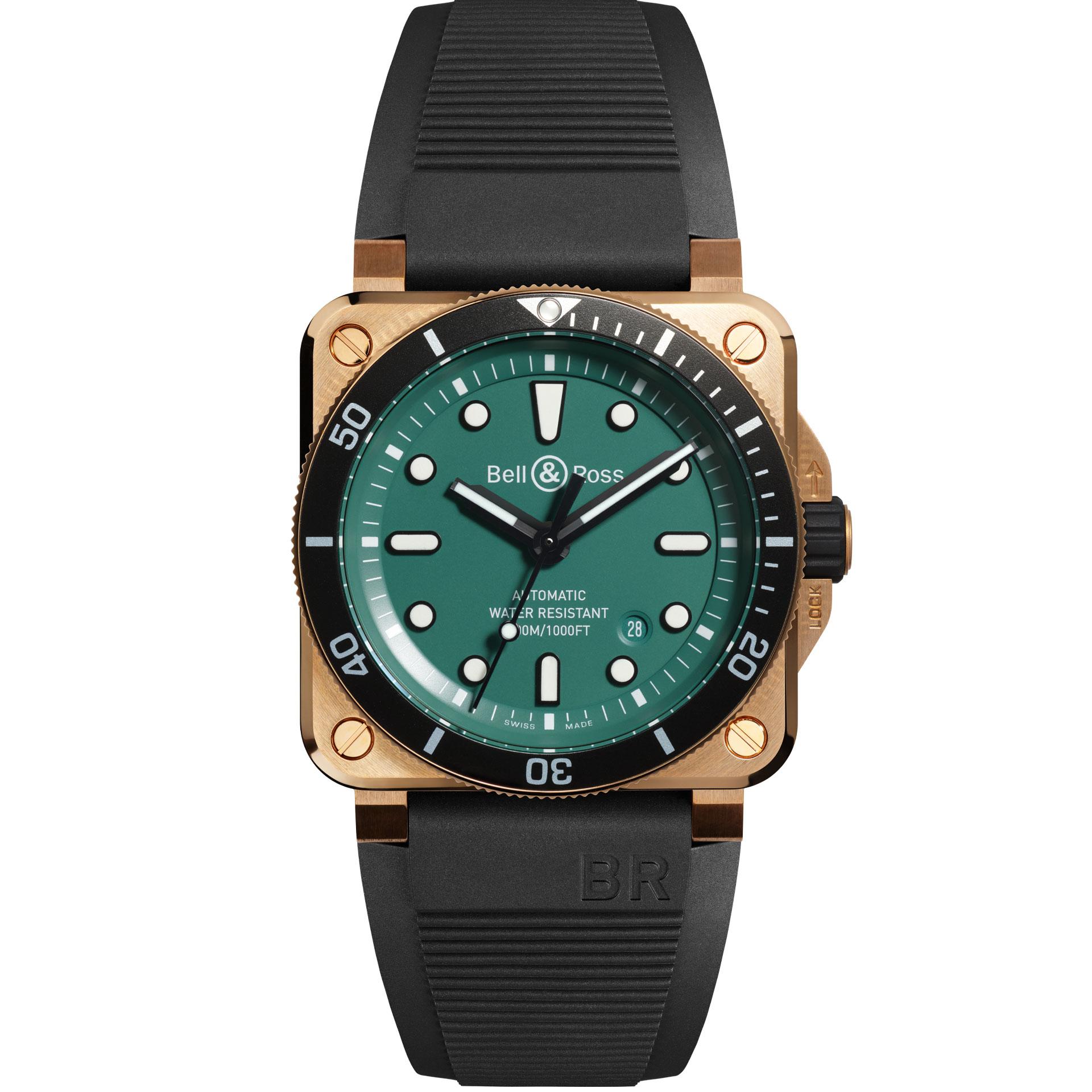 Bell & Ross BR 03-92 Diver Black & Green Bronze