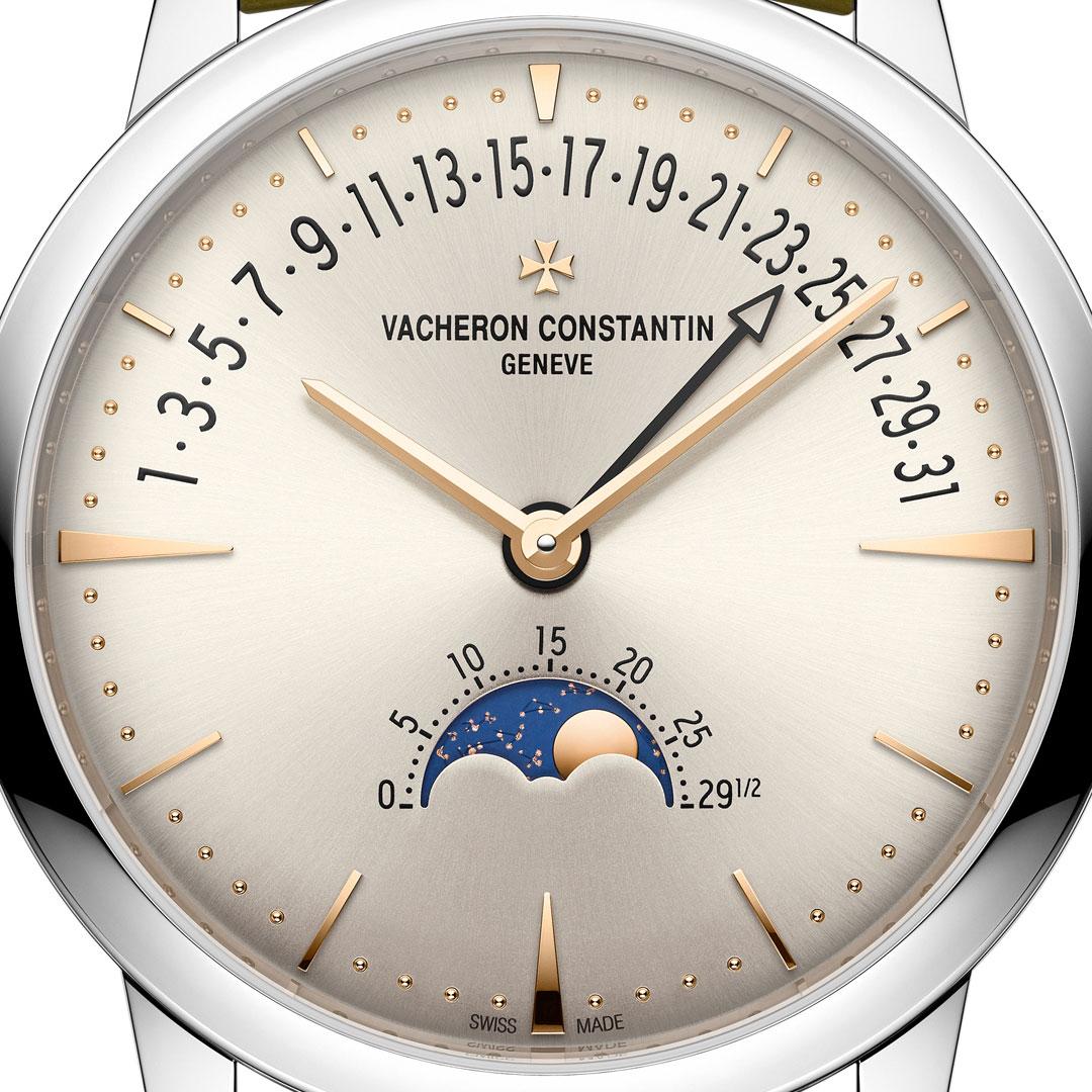 Vacheron Constantin Patrimony Moon Phase Retrograde Date White Gold