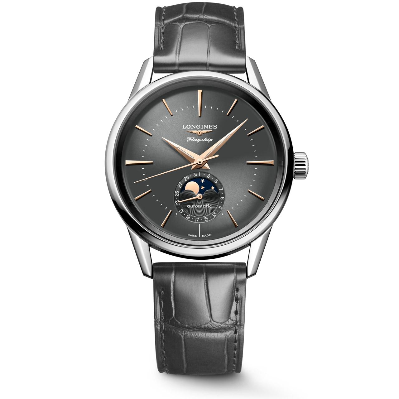 Longines Flagship Heritage Moon Phase (green/anthracite/Havana)