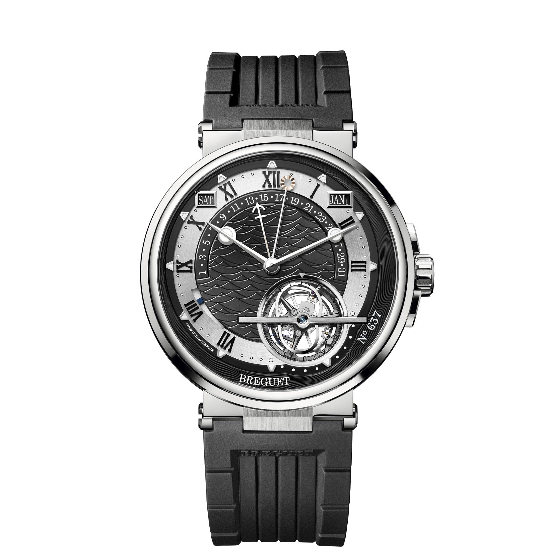 Breguet Marine Tourbillon Equation Marchante 5887 Black