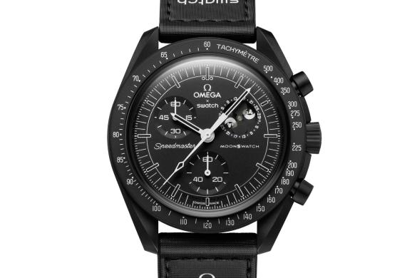 Omega x Swatch Bioceramic Moonswatch Super Blue Moonphase